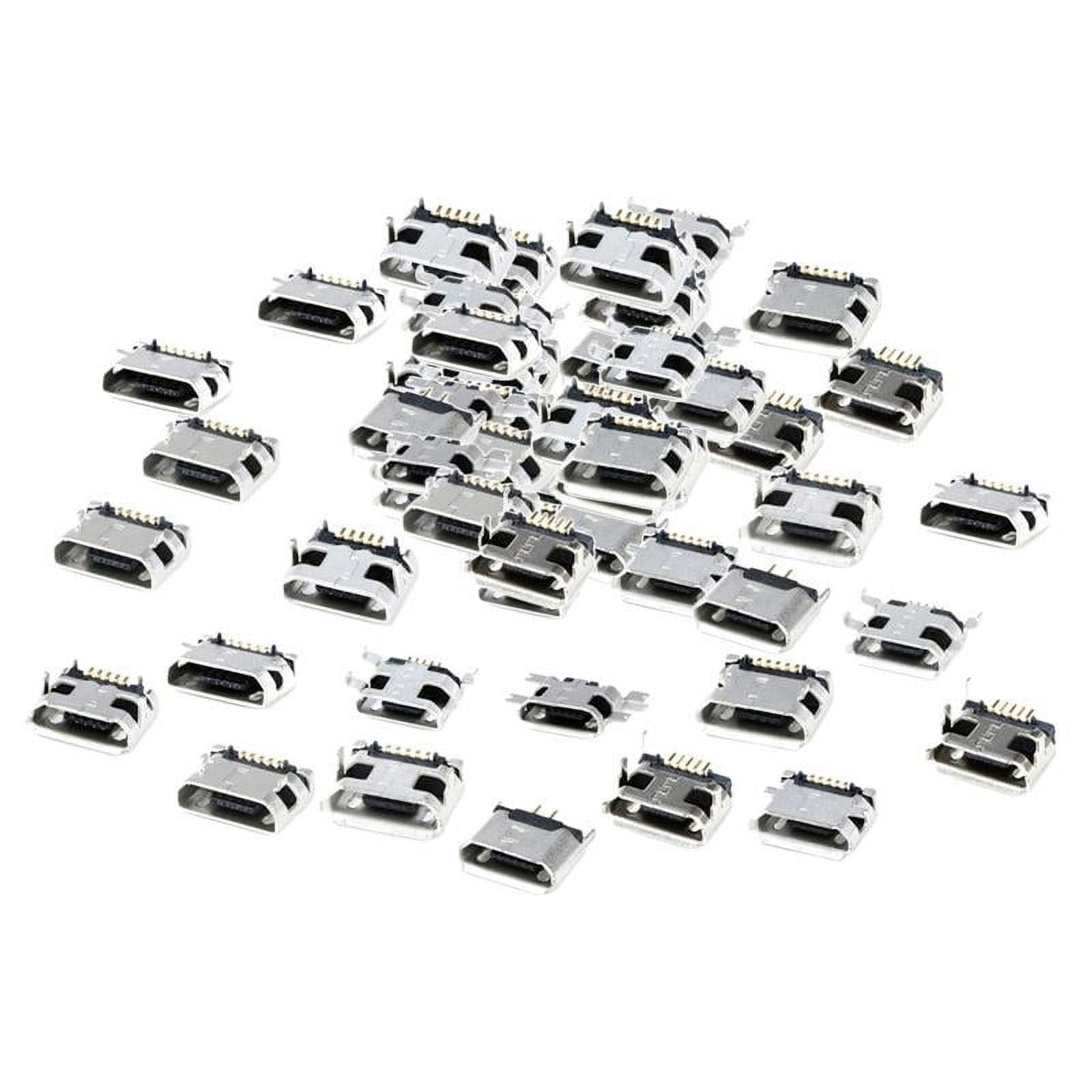 Micro USB Female Socket Connector Replacement USB Connectors for Phone ...