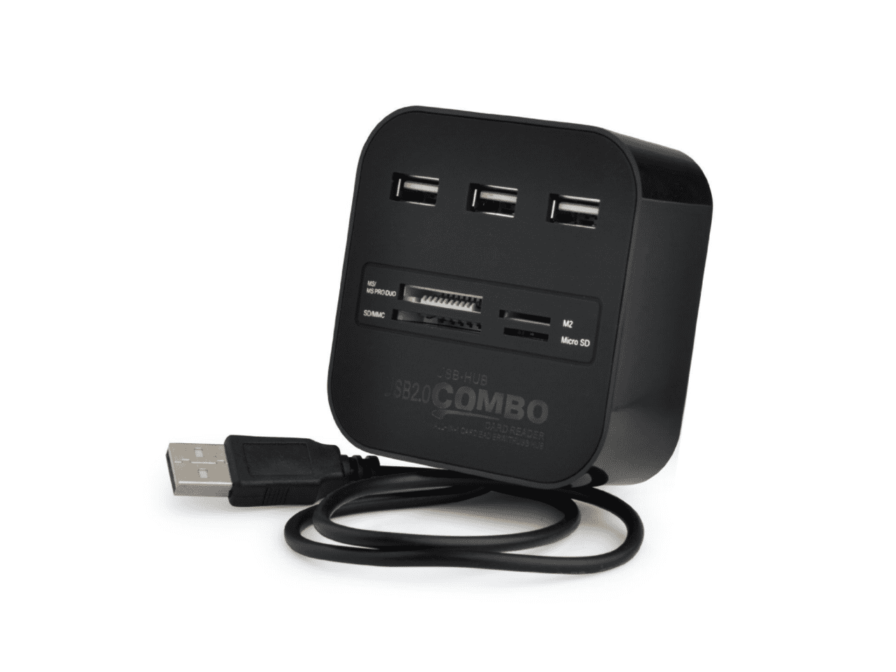 Micro USB Hub USB Splitter All In One USB 2.0 USB Hub Card Reader Combo ...