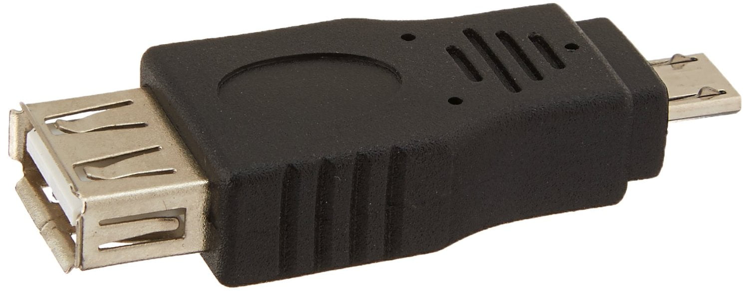 Micro USB Male to USB A Female Adapter - Walmart.com