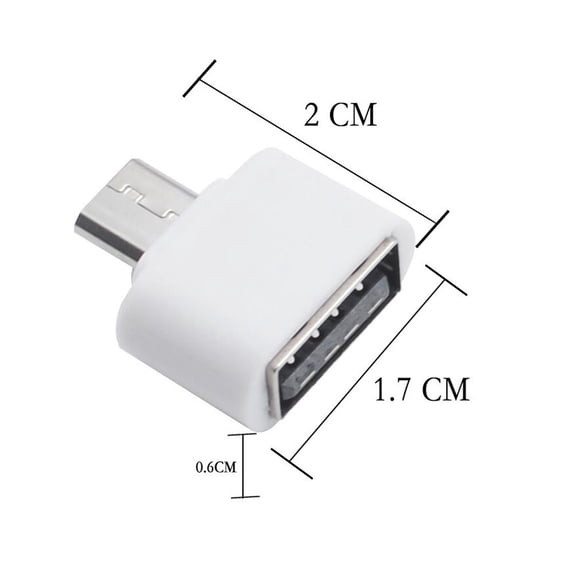 Micro USB To USB OTG Mini Adapter Converter For Android SmartPhone ...