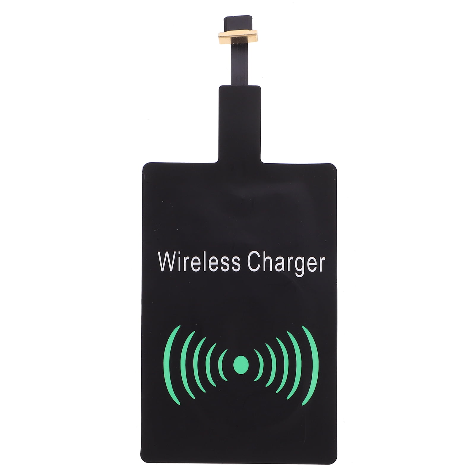 Micro USB Wireless Charger Narrow-side up Receiver Blackl Wireless ...