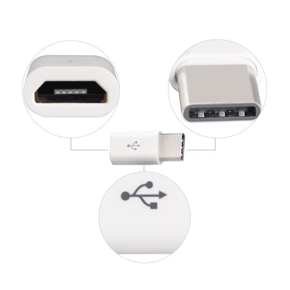 Micro USB to Type-C Adapter Conversion Head Converter - Walmart.com