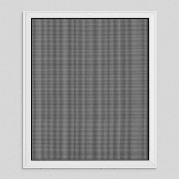 Micro-Weave Insect Fiberglass Mesh Pre-Framed Window Screen -“ 18x20 ...