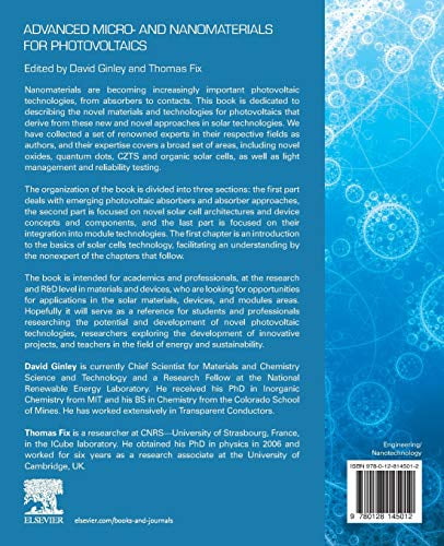 Pre-Owned Advanced Micro- and Nanomaterials for Photovoltaics (Micro ...