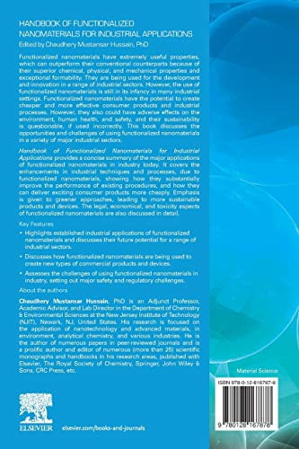 Pre-Owned Handbook of Functionalized Nanomaterials for Industrial Applications (Micro and Nano ...