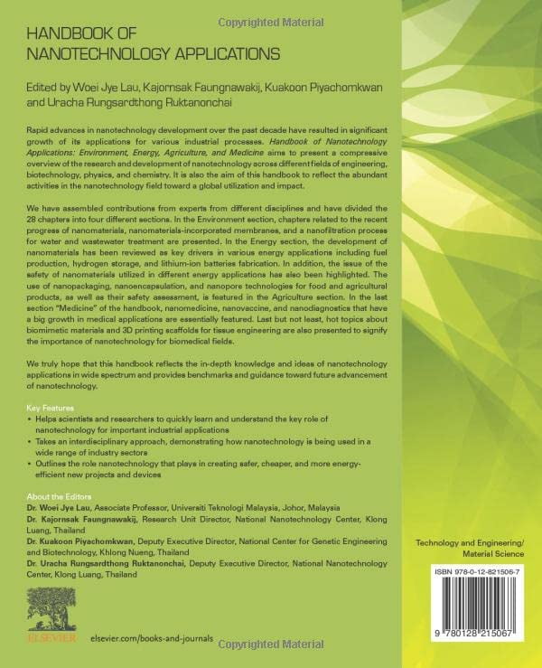 Pre-Owned Micro and Nano Technologies Handbook of Nanotechnology Applications: Environment ...