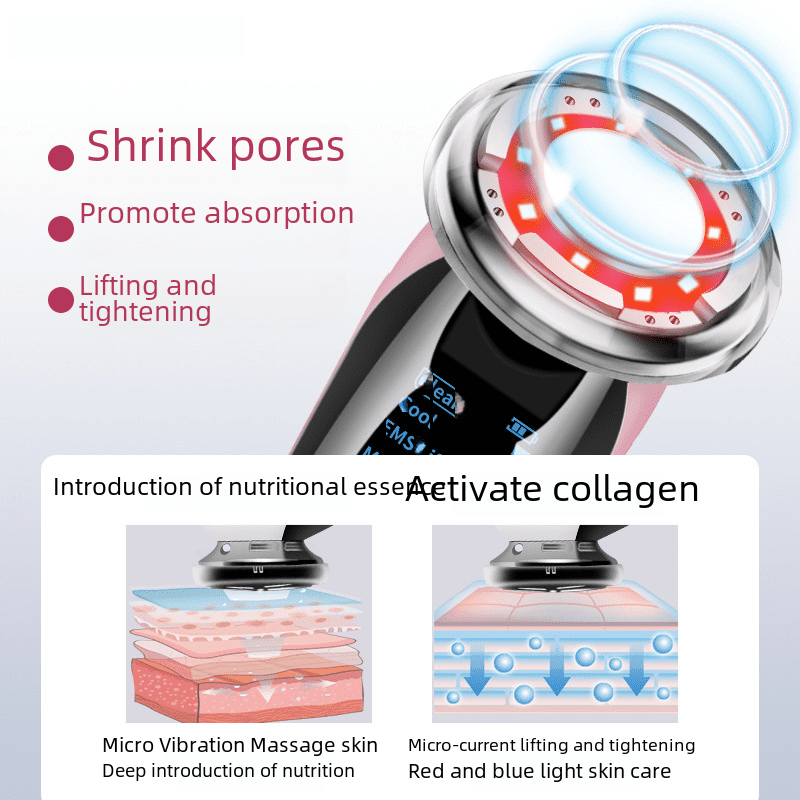 Micro-current beauty instrument photon skin rejuvenation instrument ...