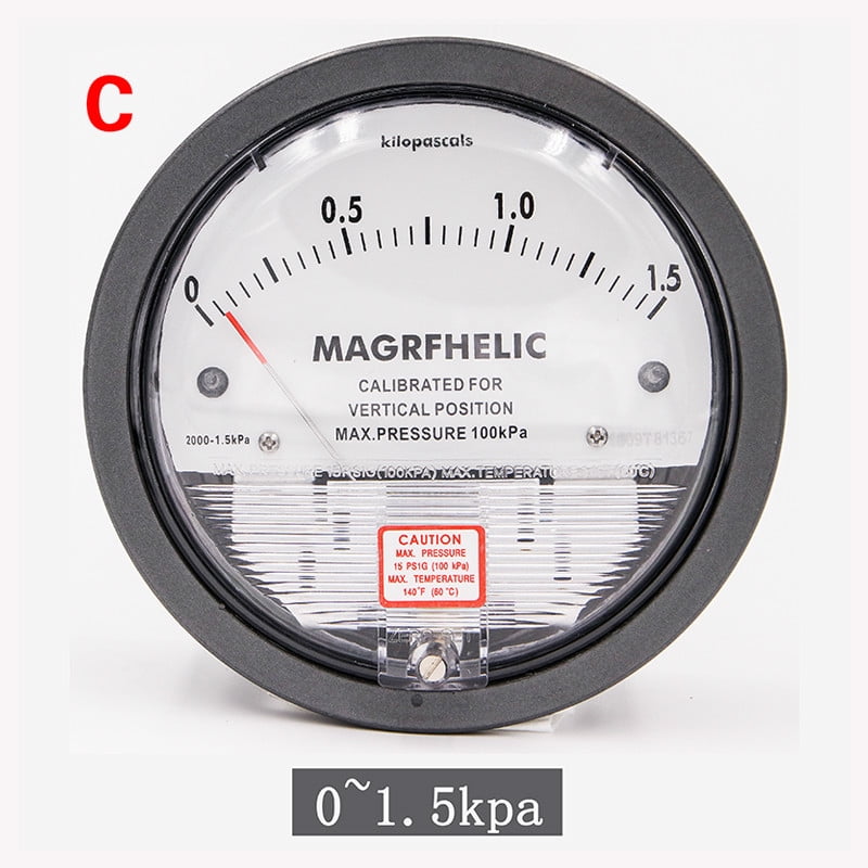 Micro differential pressure gauge Air clean room micro pressure gauge Wind pressure gauge ...