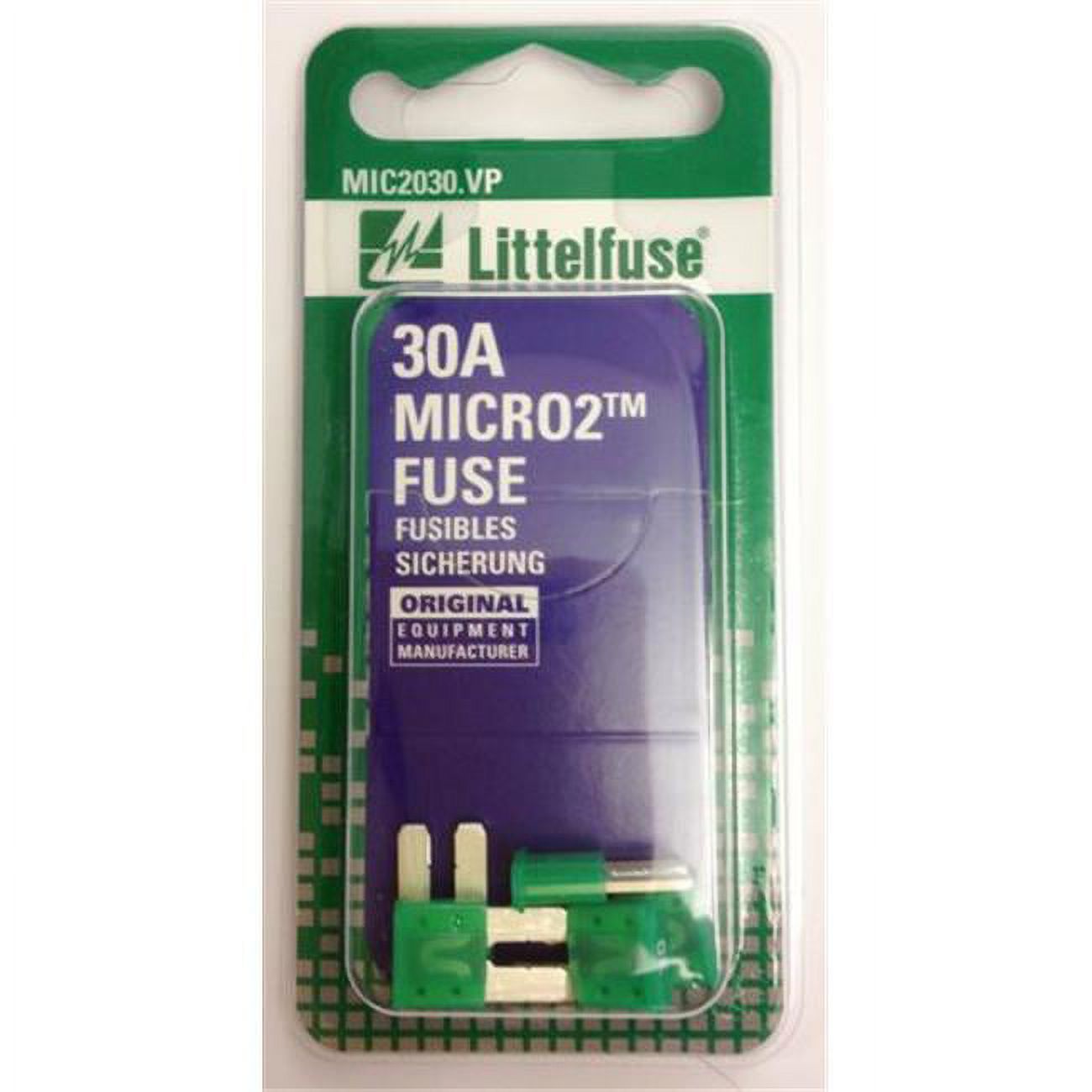 Micro2 32V & 30A Blade Fuses - Green - Walmart.com