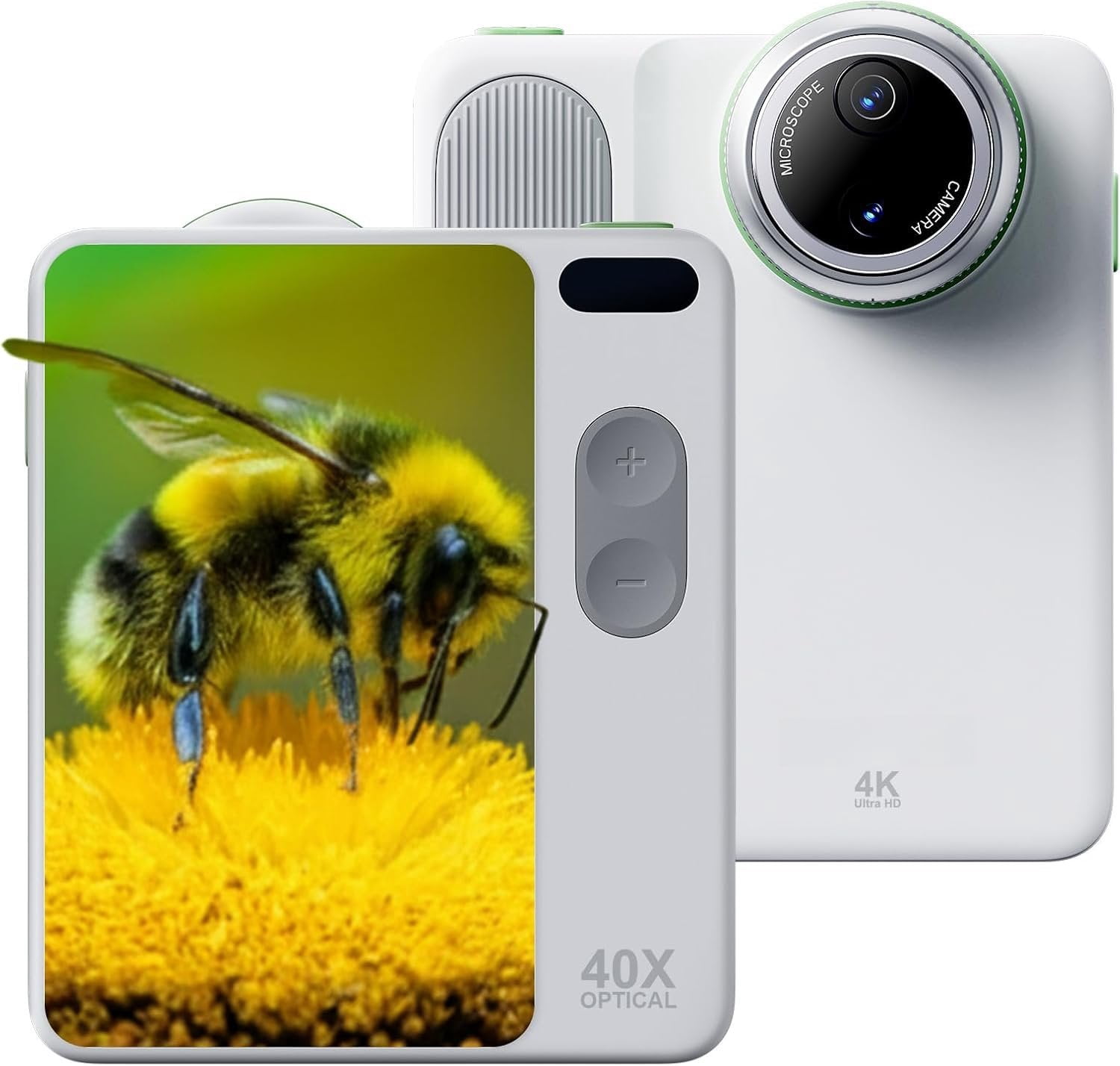 MicroCam-X1 4K Digital Camera, 12MP BSI CMOS Sensor, 400X Microscope ...