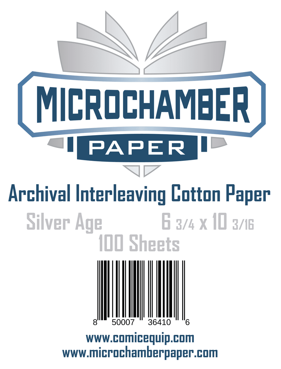 MicroChamber Interleaving Archival Paper for Comic Books Silver Size ...