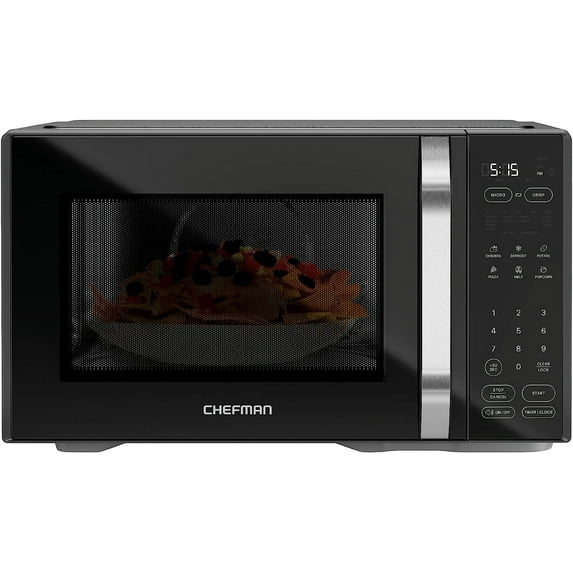 MicroCrisp Countertop Digital Microwave Oven, Unique "Cook & Crisp ...
