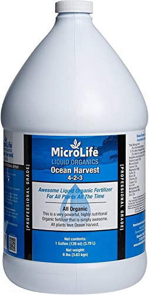 MicroLife Ocean Harvest Organic Liquid Fertilizer for Garden ...