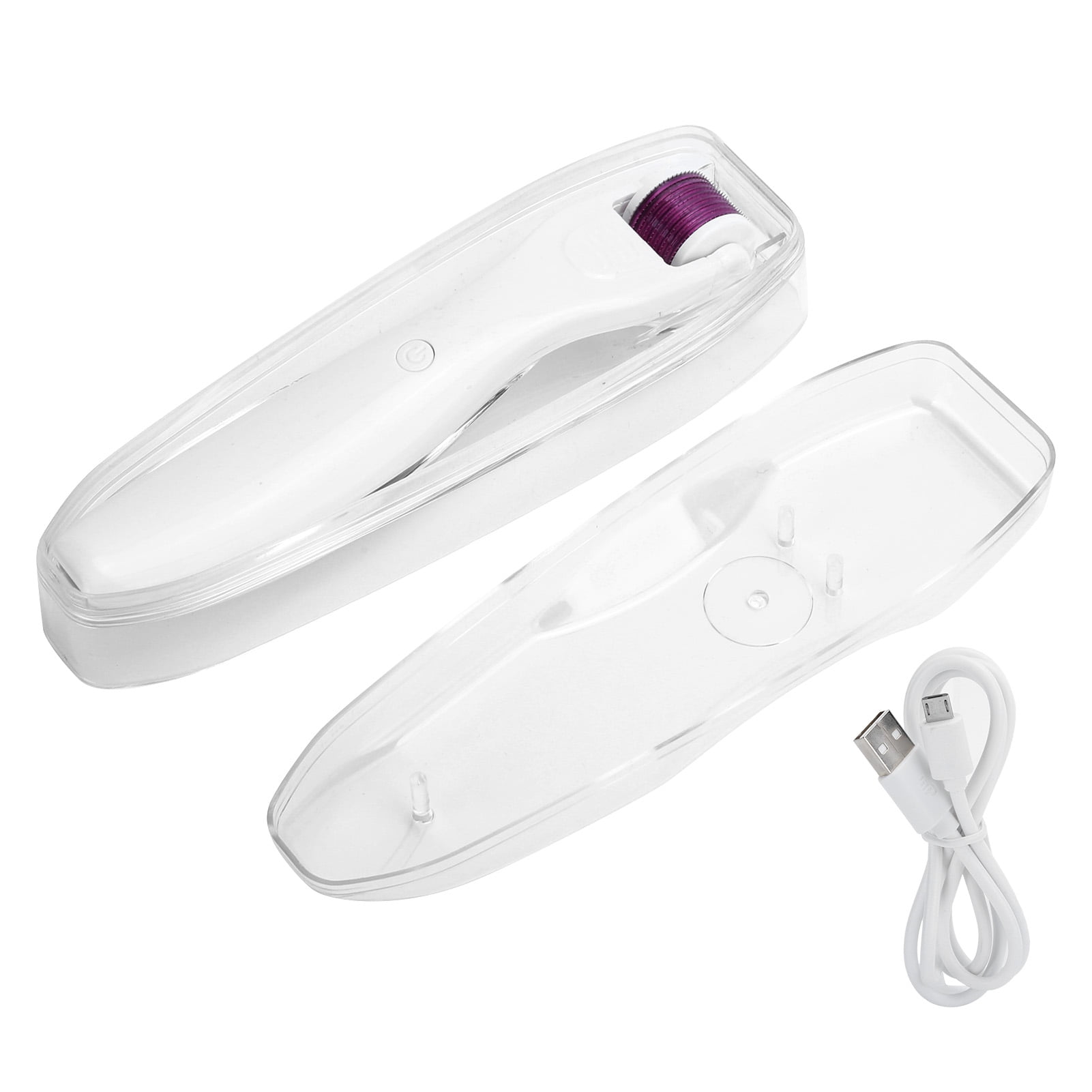 MicroNeedle Derma Roller Vibration Micro Needle Face Roller Photon ...