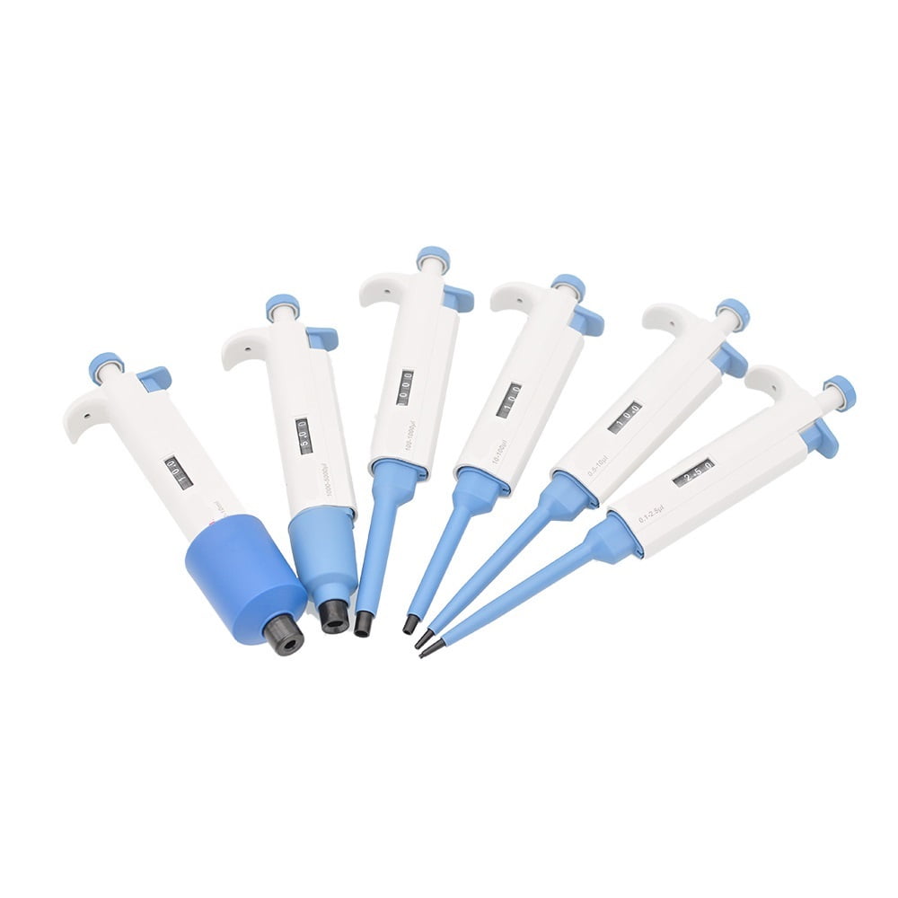 MicroPipette Gun Lab Single Channel Pipette Adjustable Volume Pipette ...