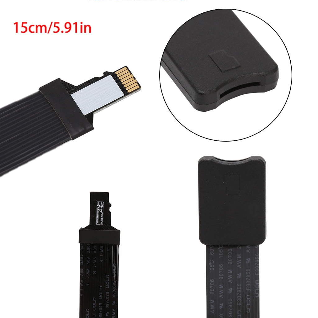 MicroSD TF Memory Card Kit Male to Female Extension Adapter Extender ...