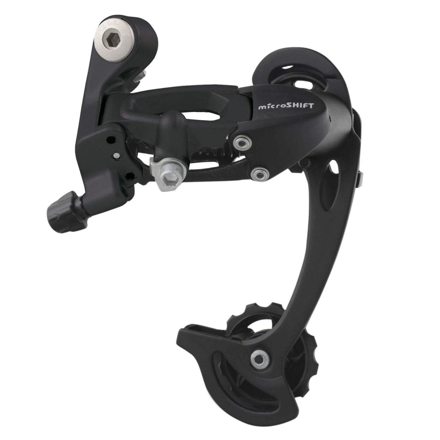 MicroSHIFT Rear Derailleur with Long Cage, Black - Walmart.com