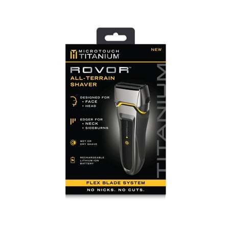 MicroTouch Titanium Rovor All Terrain Electric Shaver for Face and Head ...