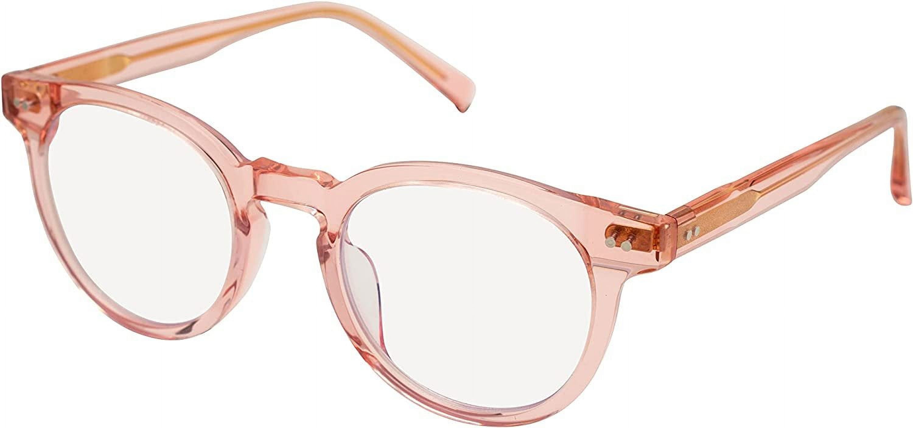 MicroVision Optical Optima Blue Light Readers, Shiny Crystal Rose +2.00 - Walmart.com