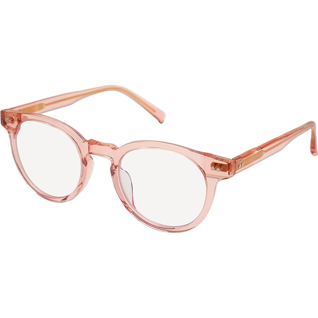MicroVision Optical Optima Blue Light Readers, Shiny Crystal Rose +2.00 ...