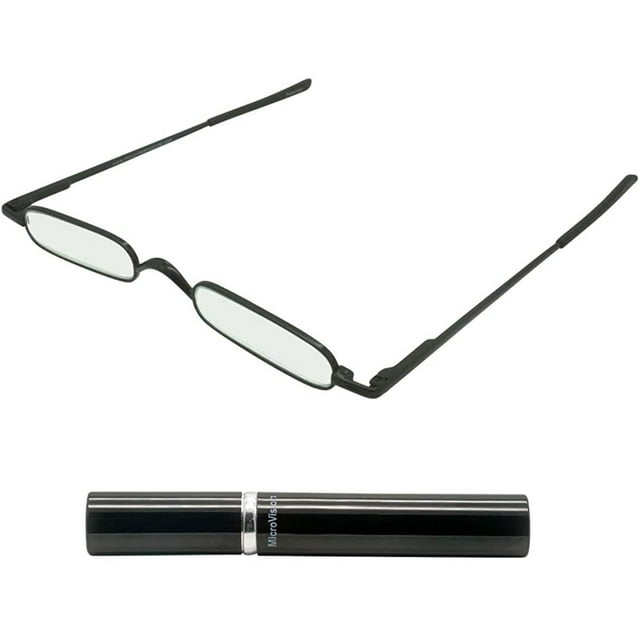 MicroVision Optical Original Mini Reader Reading Glasses With Tube Case ...