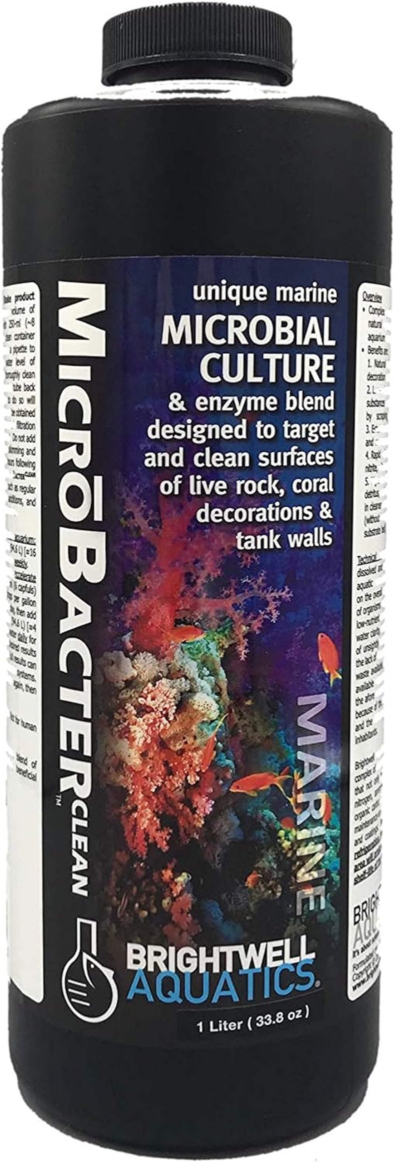 Microbacter Clean - Microbial Culture Enzyme Blend Fish Tank Cleaner ...