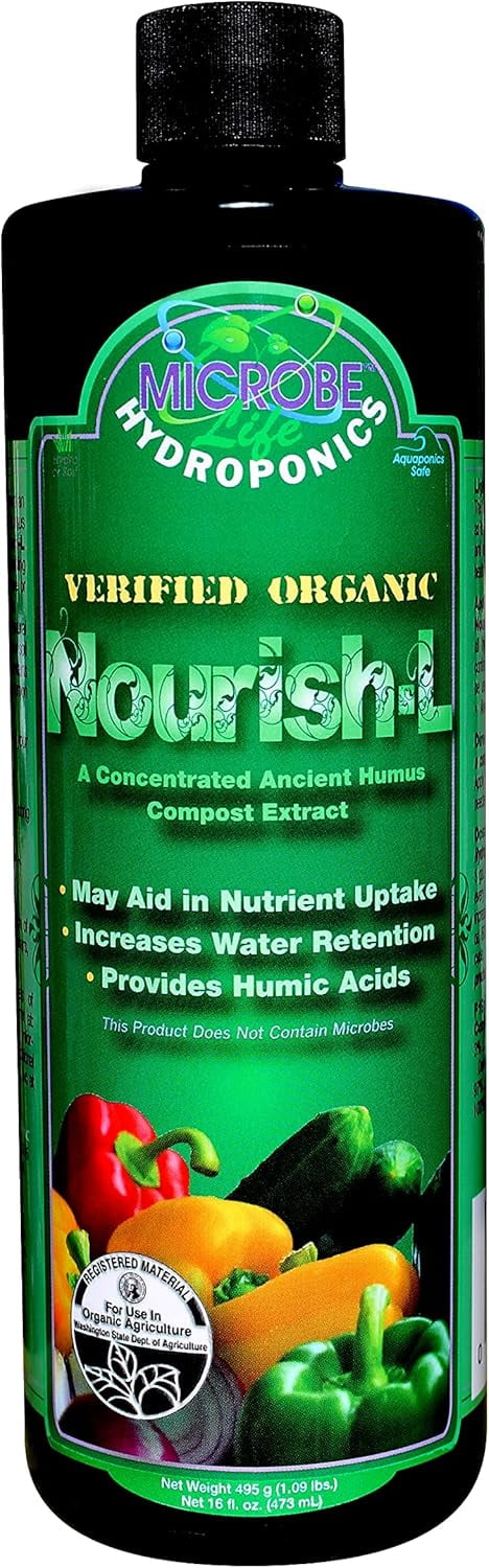 Microbe Life Hydroponics Nourish-L Liquid Conditioner, Stimulator to ...