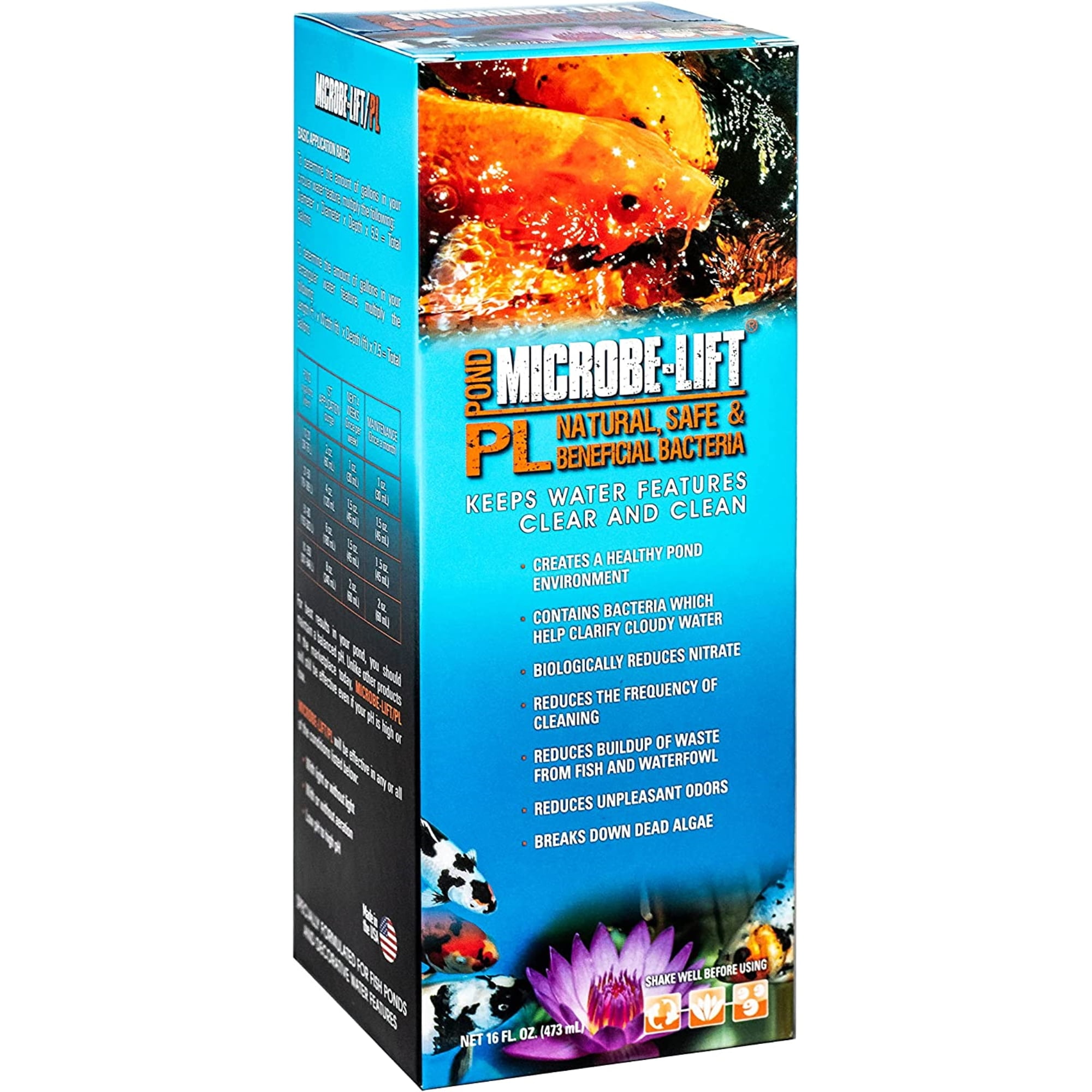 Microbe Lift 1-Pint Pond Microbe-Lift PL 10PLP, 20 lb - Walmart.com