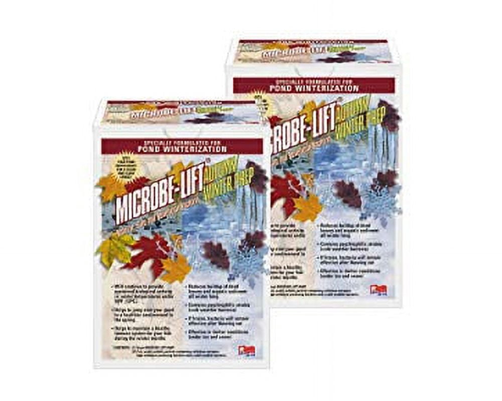 Microbe Lift 2 Pack of Pond Microbe-Lift Autumn/Winter Prep, 1-Quart ...