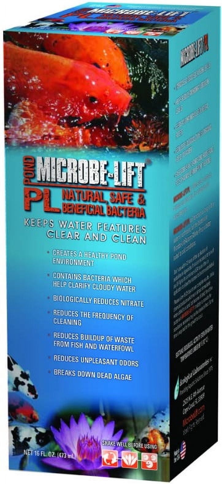 Microbe-Lift PL Beneficial Bacteria for Ponds 32 oz (2 x 16 oz) - Walmart.com