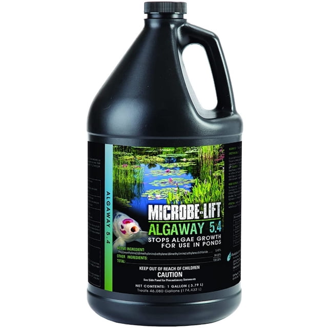 Microbe-Lift Pond Algaway 5.4 Algaecide for Ponds Stops Algae Growth ...