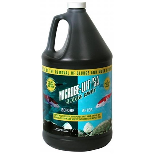 Microbe Lift Pond Sludge Away: Natural Pond Cleaner for Fish and Plants ...
