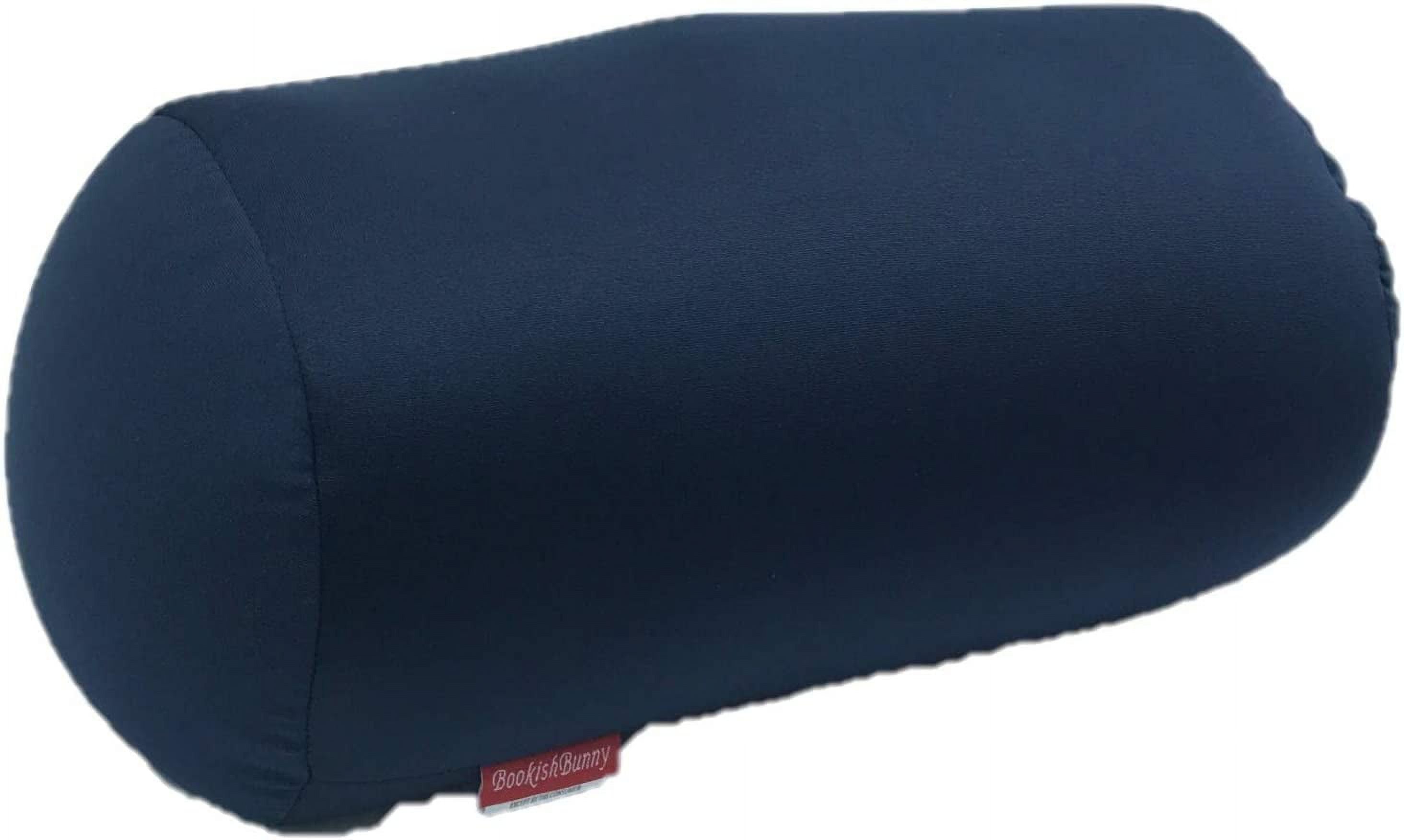 Microbead Cylinder Bolster Roll Pillow 13" x 7" (SolidNavy) - Walmart.com