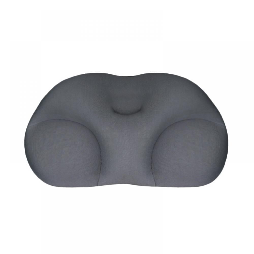 Microbead Pillow Small Pillows Bean Bag for Traveling and Side Sleeping,3D Foam Clouds Memory ...