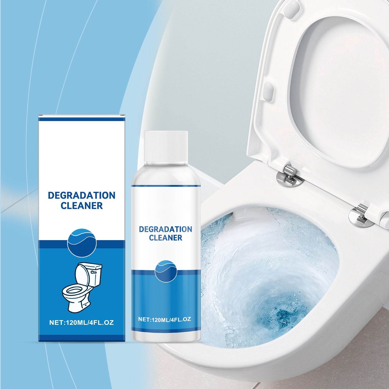 Microbial Degradation Solution, 120ml Concentrate, Heavy-Duty Formula ...