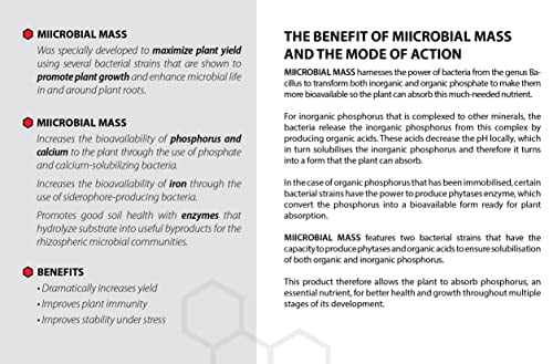 Microbial Mass Pro 1 Liter Beneficial Bacteria additive - Walmart.com