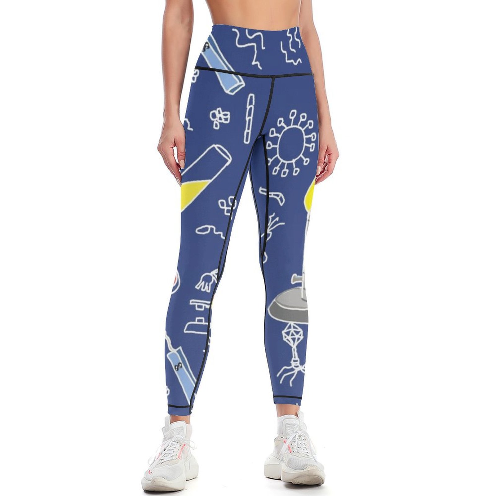 Microbiology Lab Bunsen Burner Loop Flame Leggings sports tennis for ...