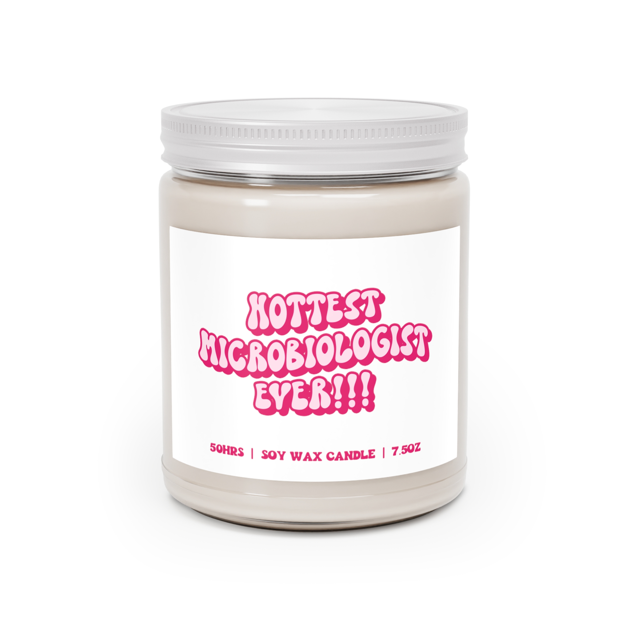 Microbiology Microbiologist Candle Gifts Decor Scented Vanilla Soy Wax ...