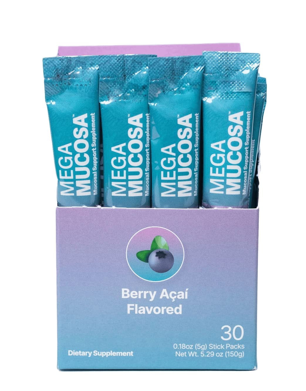 Microbiome Labs MegaMucosa Stick Packs - Pre-Measured Gut Health Powder ...