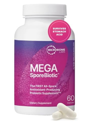Microbiome Labs MegaSporeBiotic Probiotics for Women & Men - Spore ...