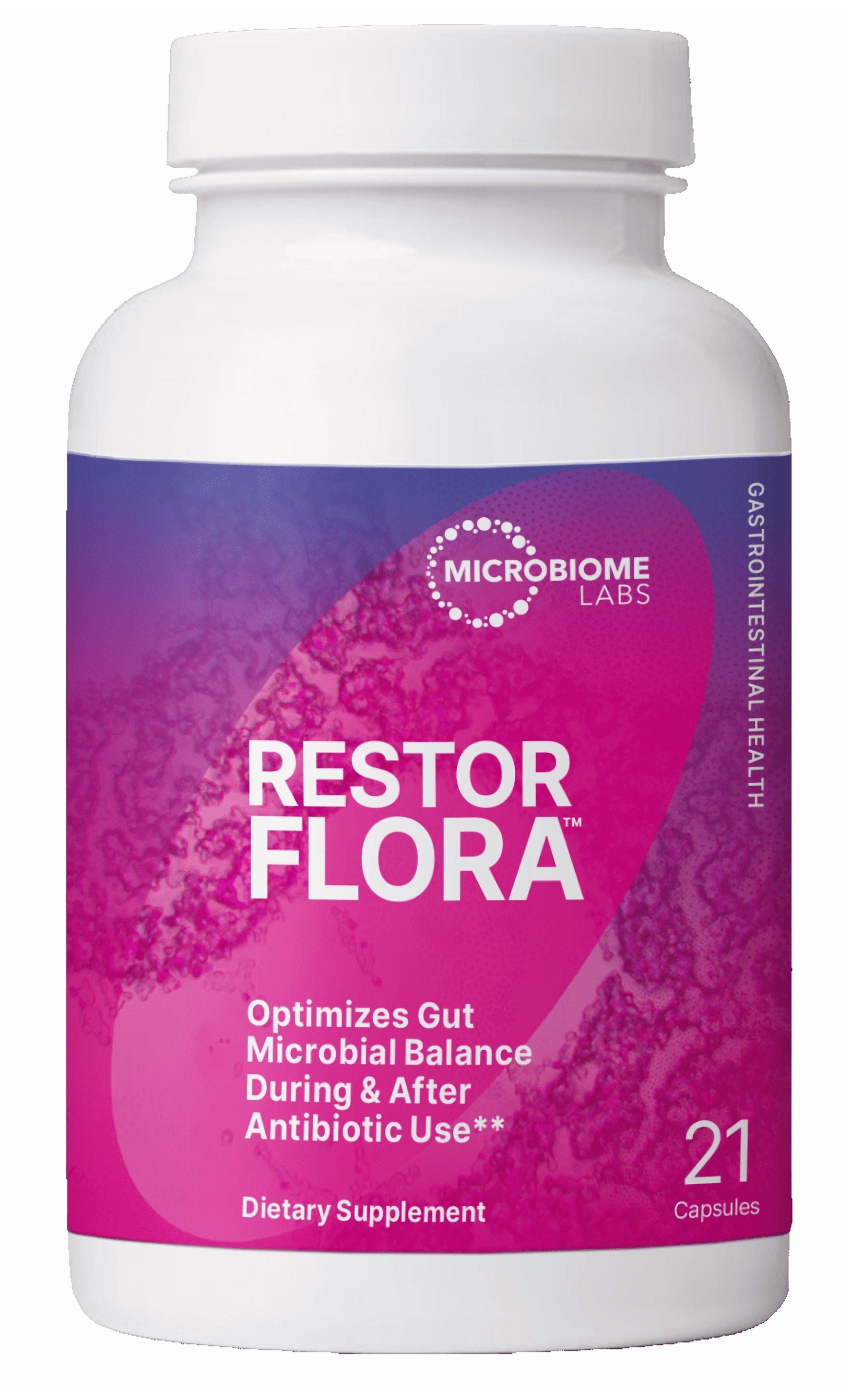 Microbiome Labs RestorFlora PD - Men's & Women's Probiotics for ...