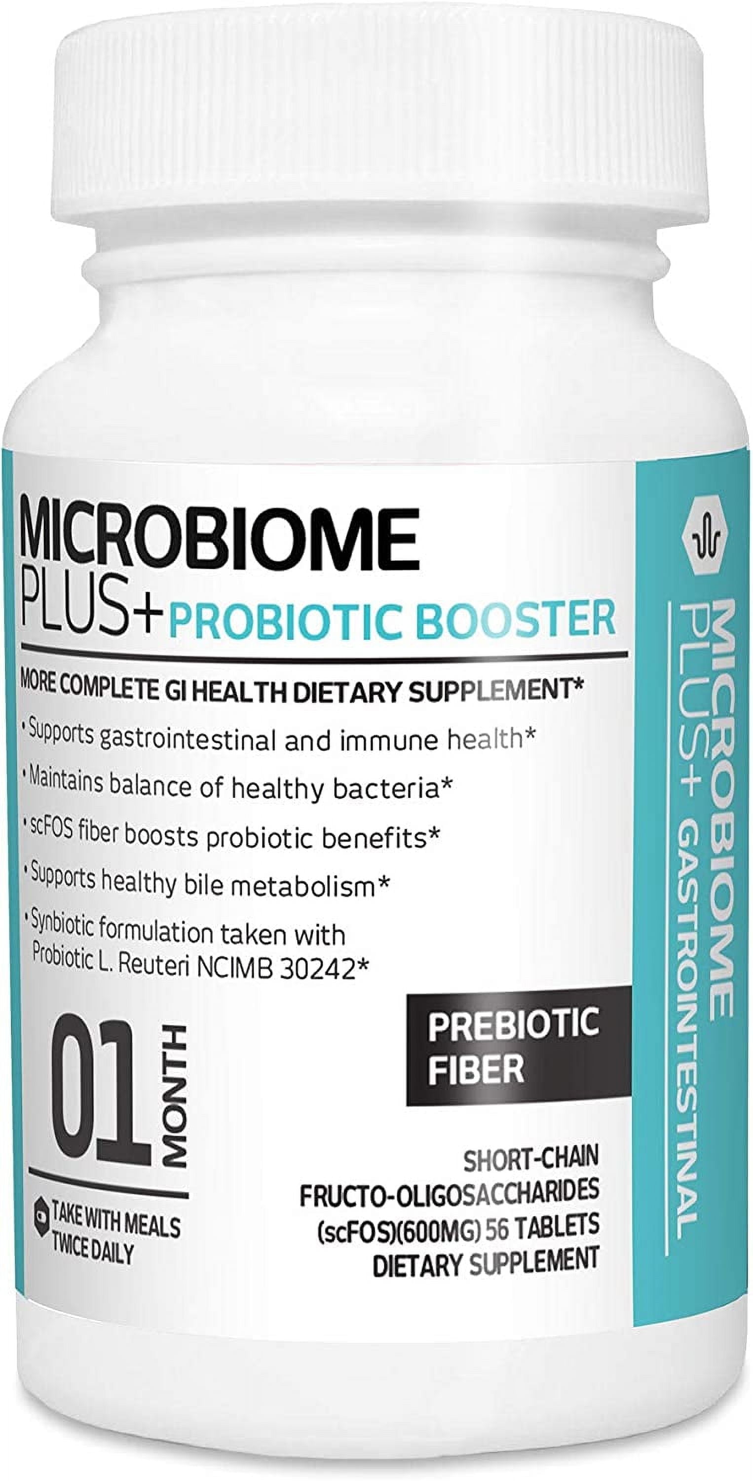 Walmart Microbiome Plus Prebiotics: scFOS Fiber, Digestive Supplement ...