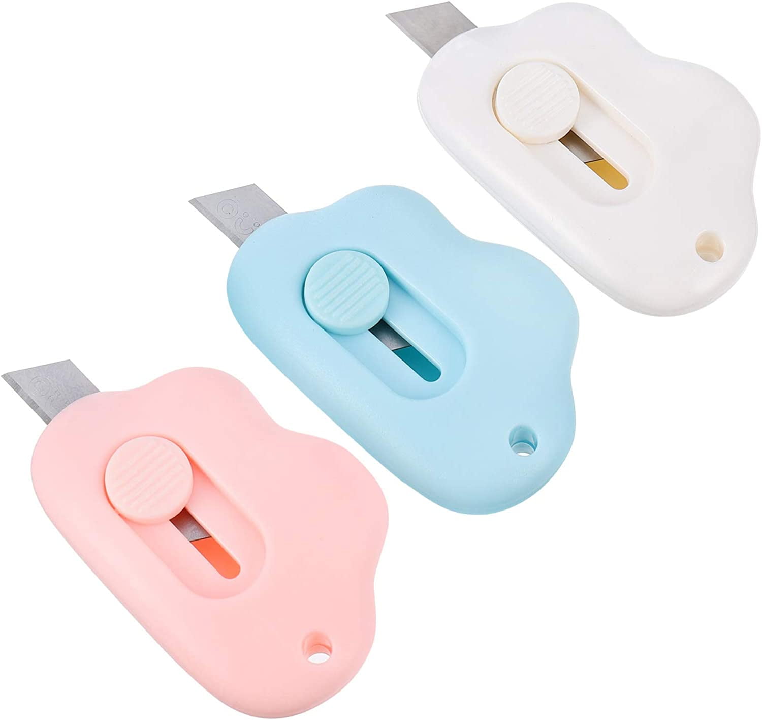 Microblade 6pcs Mini Utility Box Cutter Retractable Letter Opener ...