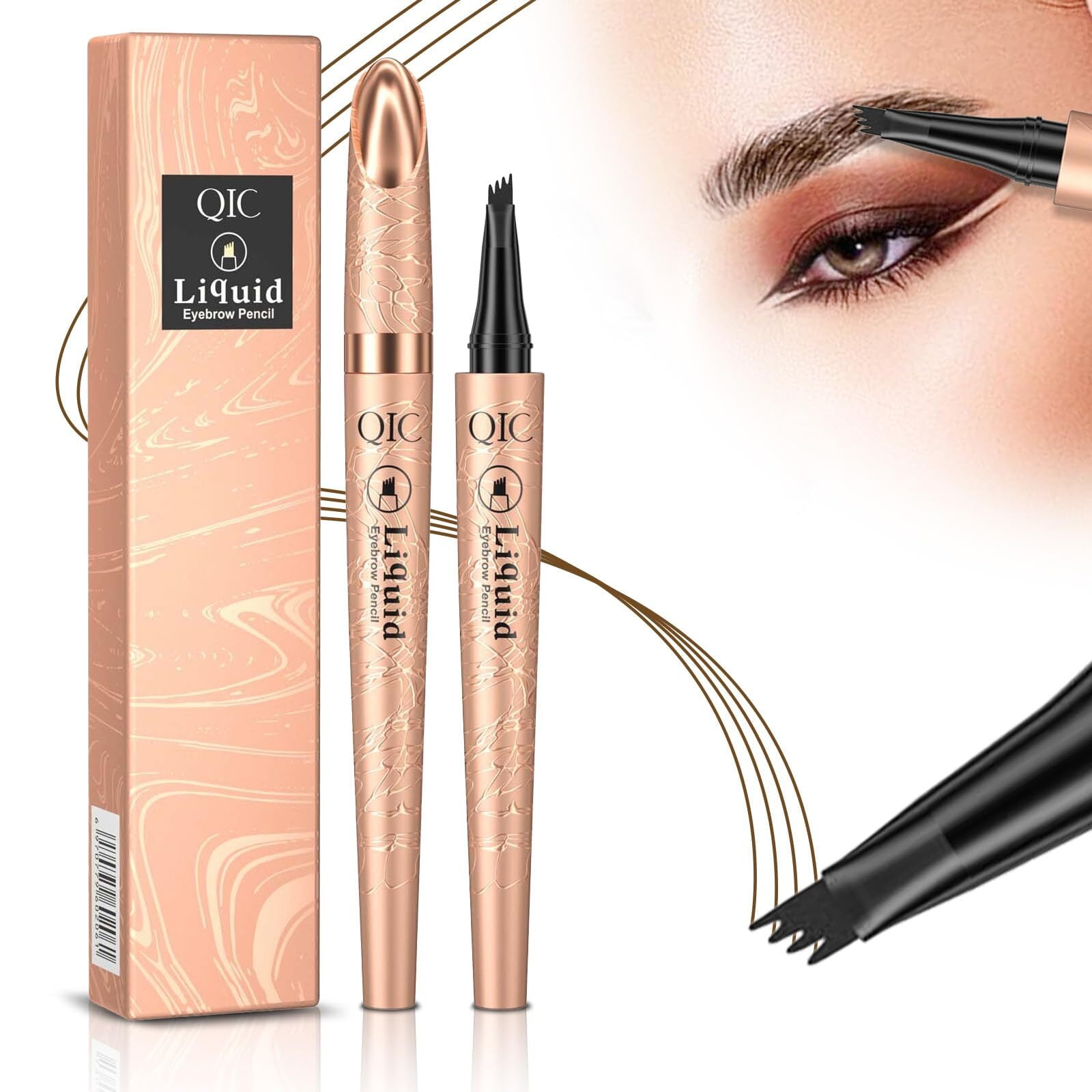 Microblading Eyebrow Pen,2024 Upgraded 3D Waterproof Microblading ...