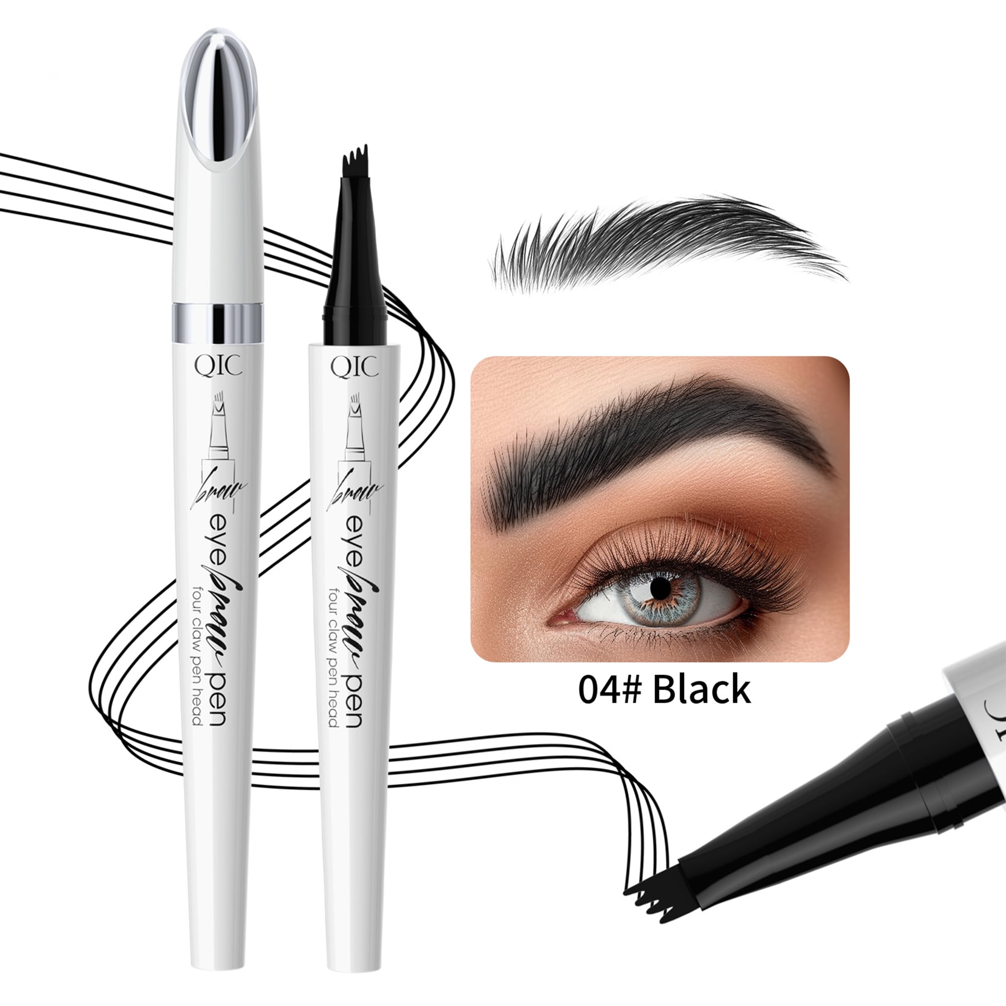 Microblading Eyebrow Pen - Eyebrow Pencil Magical Upgraded Eye Brow ...