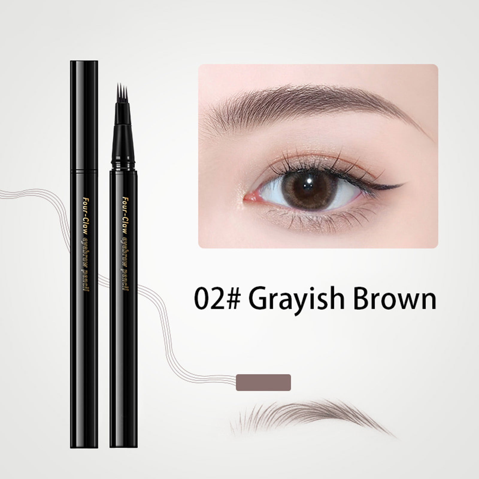 Microblading Eyebrow Pencil Water Proof Eyebrow Pencil 4 Fork Tips Brow