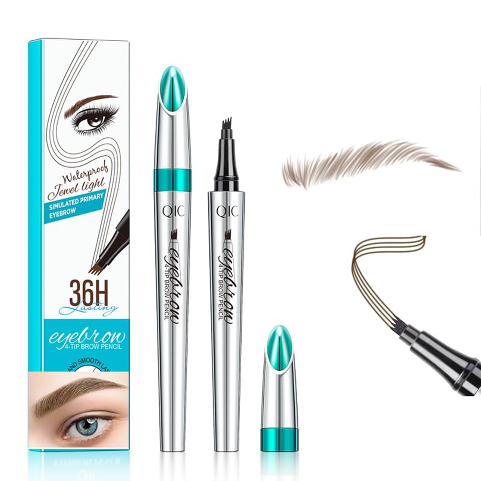 Microblading Eyebrow Pencil, Waterproof Long-Lasting Eyebrow Pen for ...
