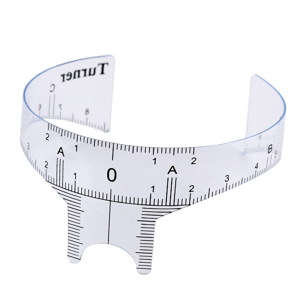 Microblading Reusable Makeup Brow Measure Eyebrow Guide Ruler Permanent ...