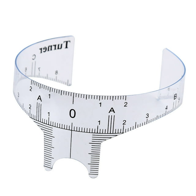 Microblading Reusable Makeup Brow Measure Eyebrow Guide Ruler Permanent ...