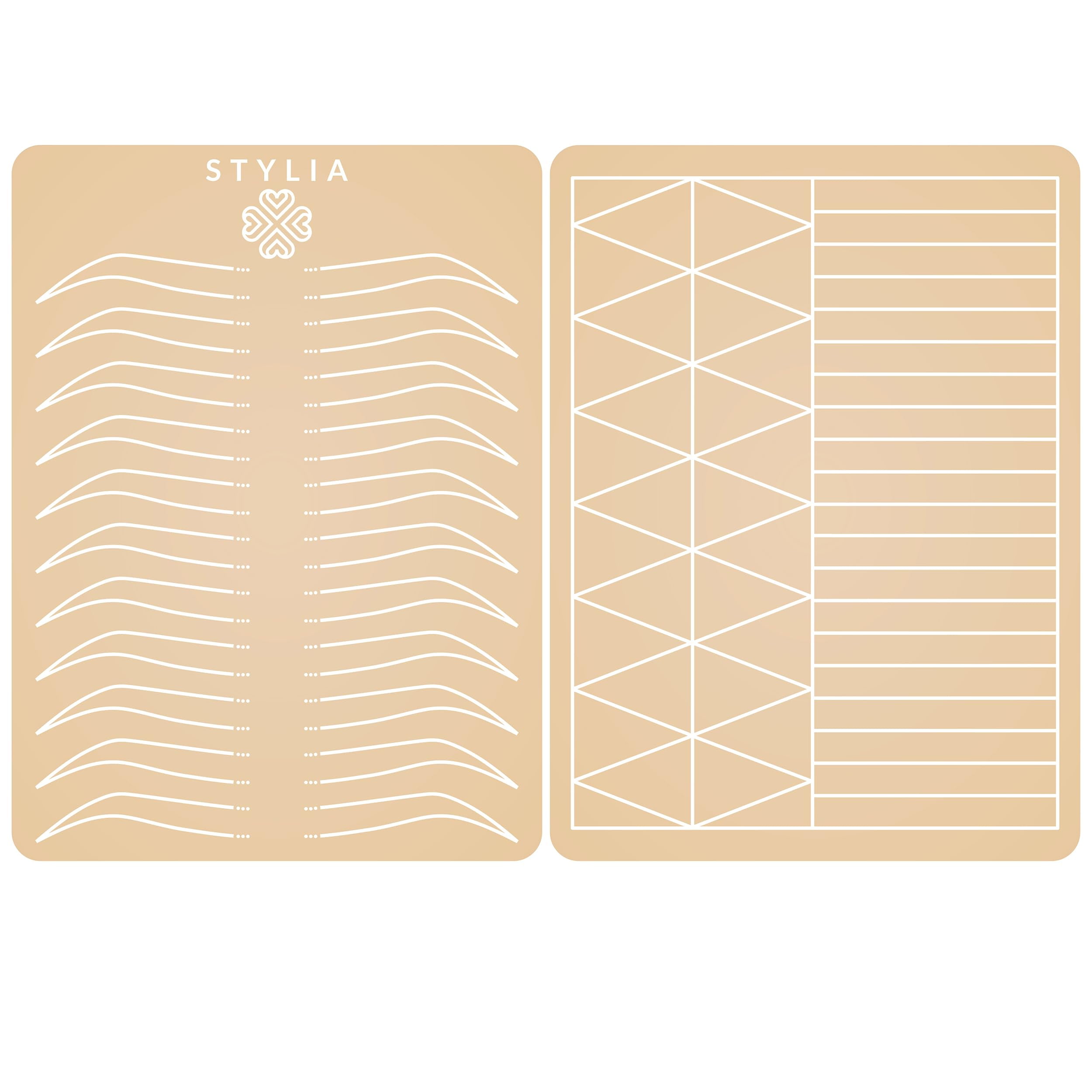 Microblading Supplies Inkless Double Sided Practice Skin For Eyebrow ...